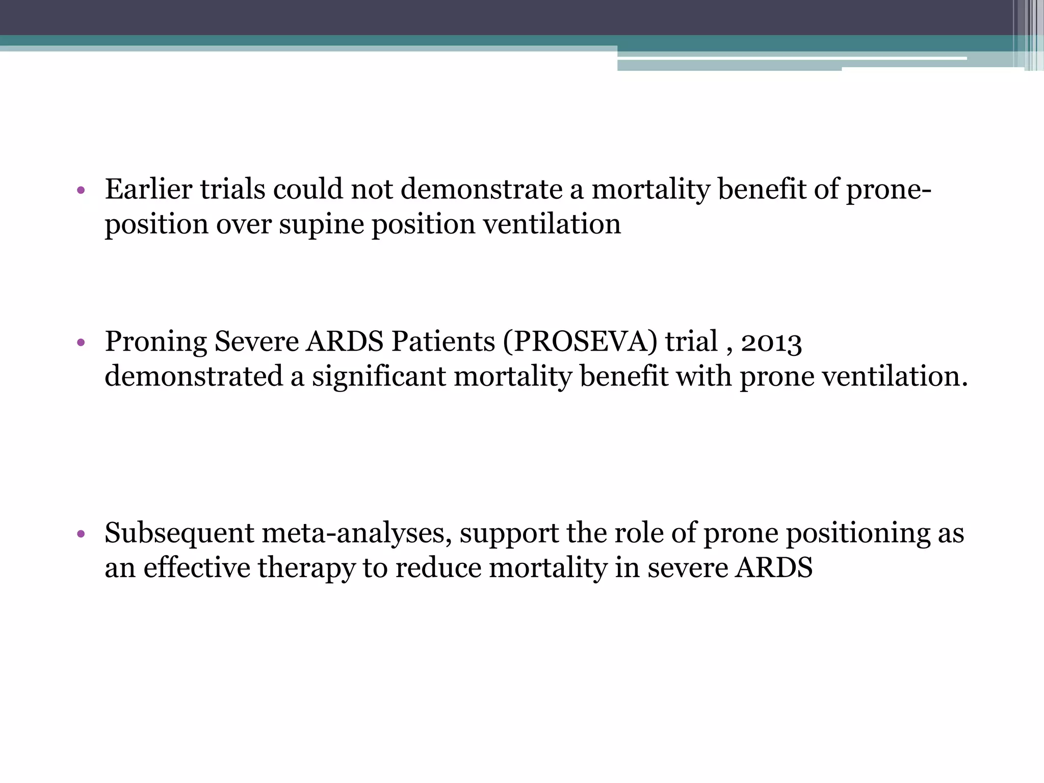 Prone ventilation | PPTX