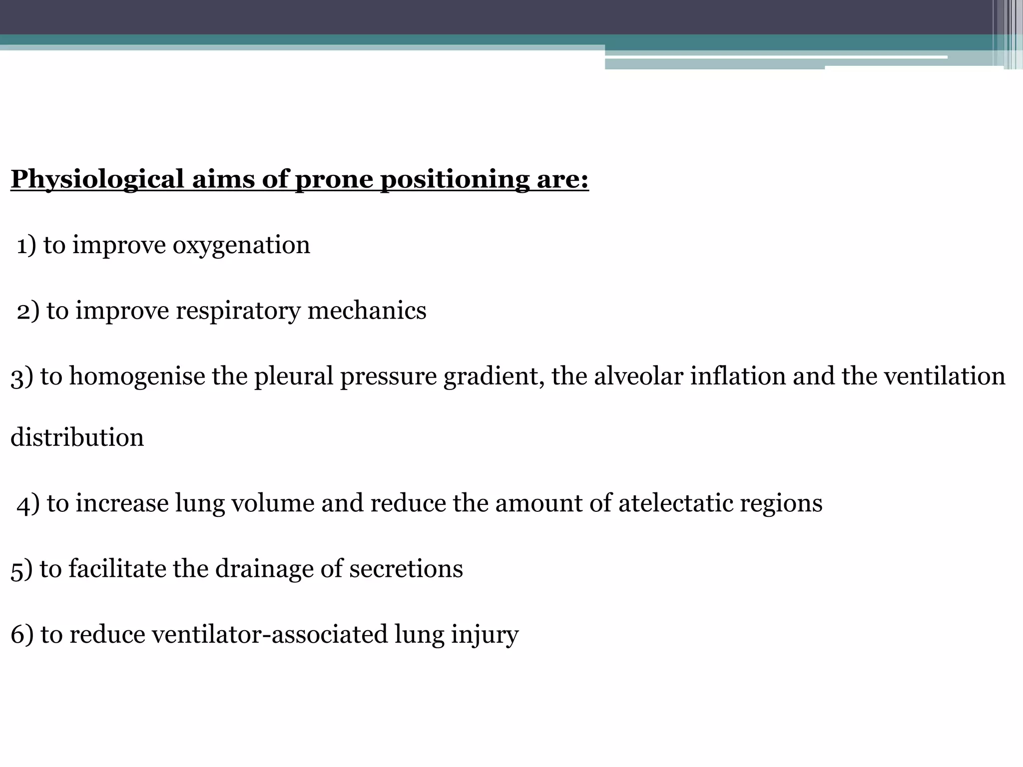 Prone ventilation | PPTX