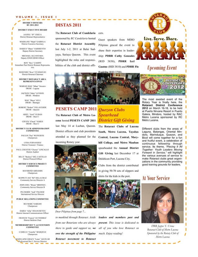 Pilipinas Rotaract Online_March 2012 | PDF