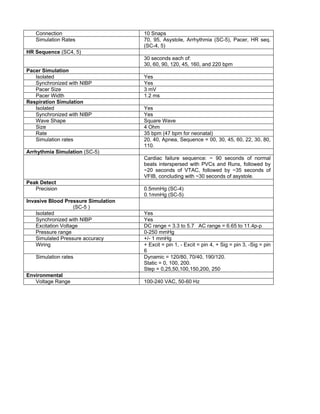 NIBP Simulator Service Manual | PDF | Heart and Cardiovascular Diseases ...