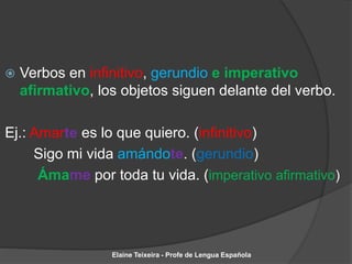 Pronombes de objeto directo e indirecto | PPSX