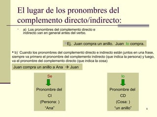 Pronombres de complemento_directo_e_indirecto | PPT