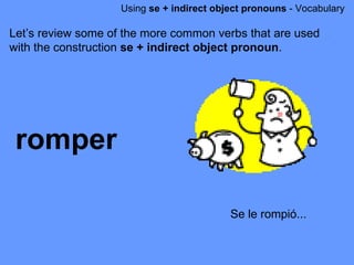 Pronombres de complementos indirectos | PPT