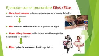 Pronombres personales | PPTX