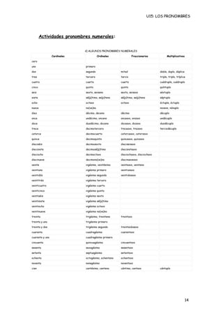 Pronombres primaria | PDF