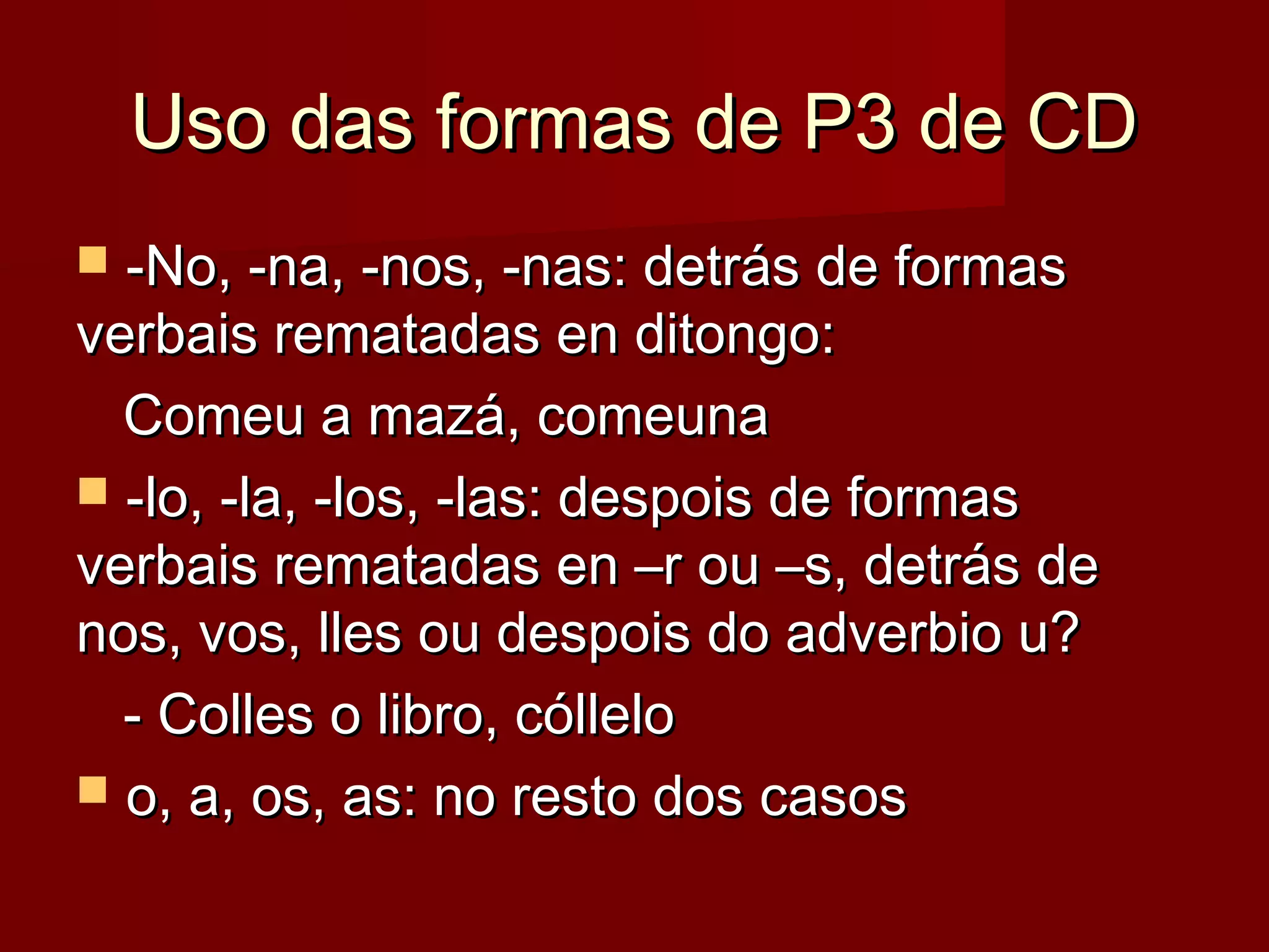 Pronome persoal | PPT