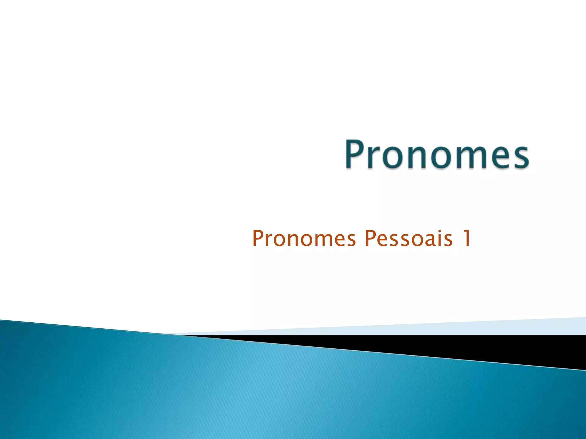 Pronomes | PPTX