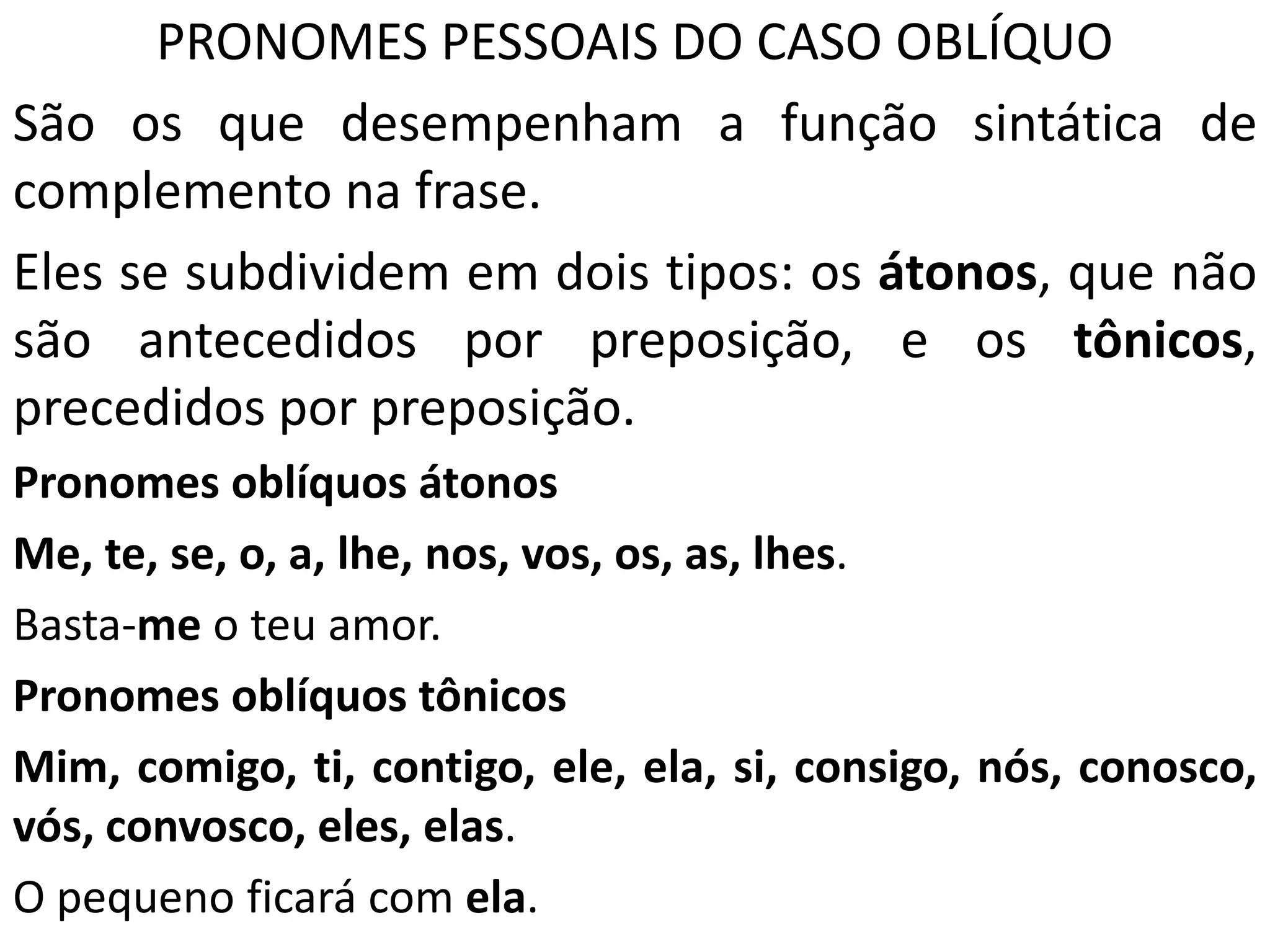 Pronomes | PPTX