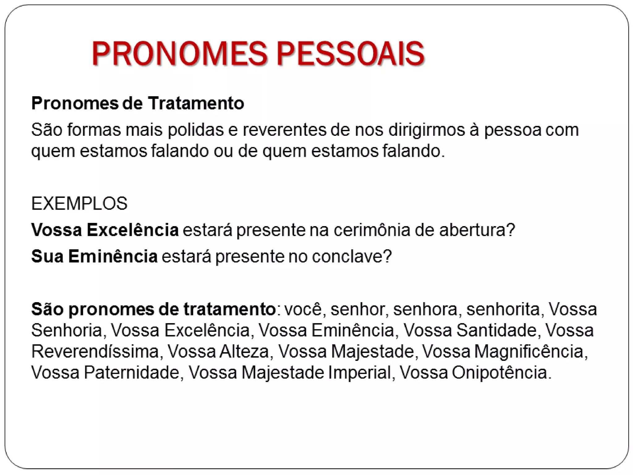 Pronomes | PPTX