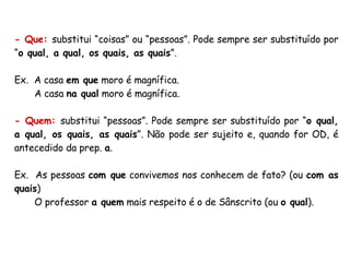 Pronomes Relativos | PPT