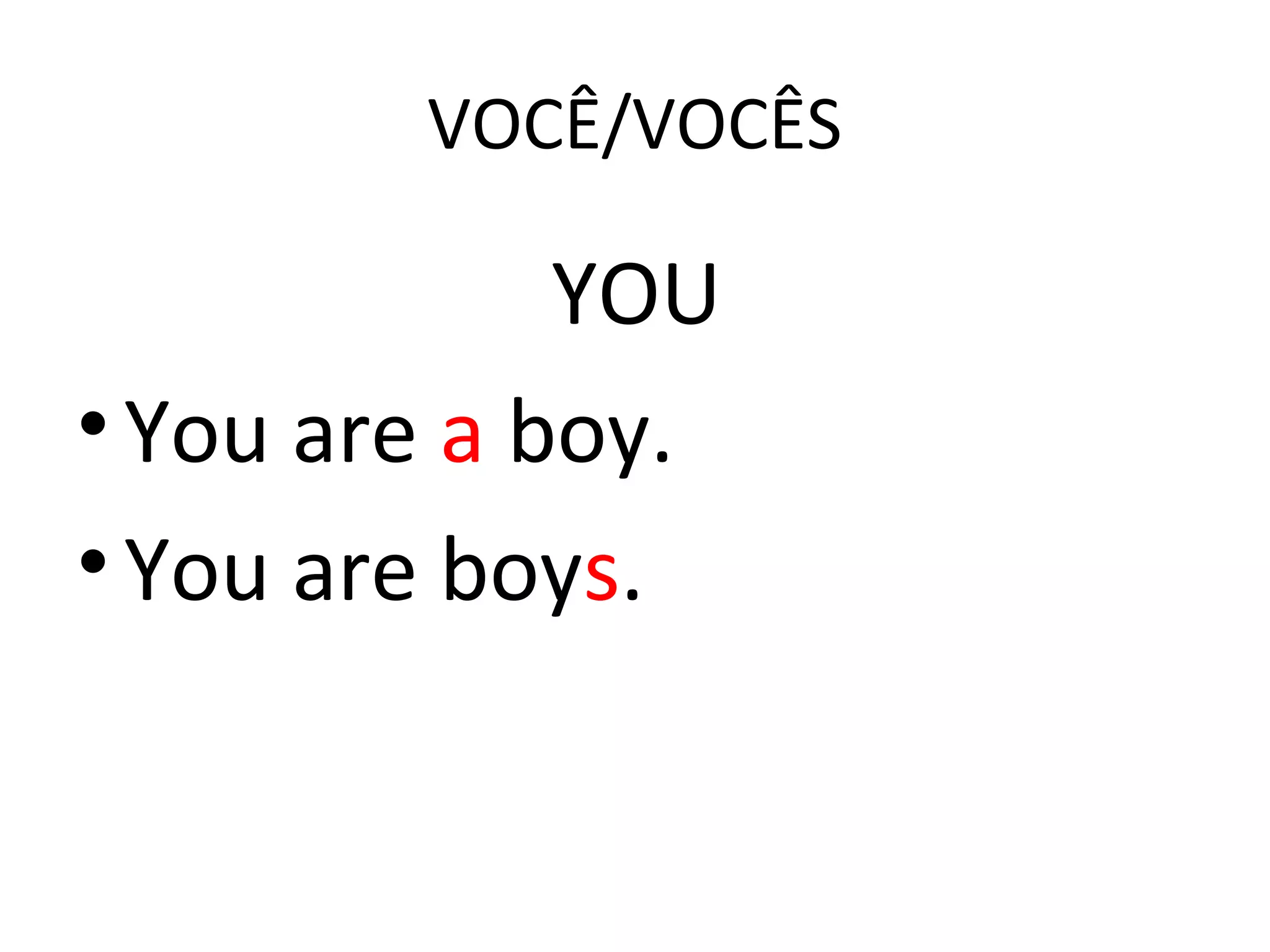 Pronomes subjetivos | PPT
