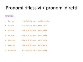 Pronomi combinati | PPTX