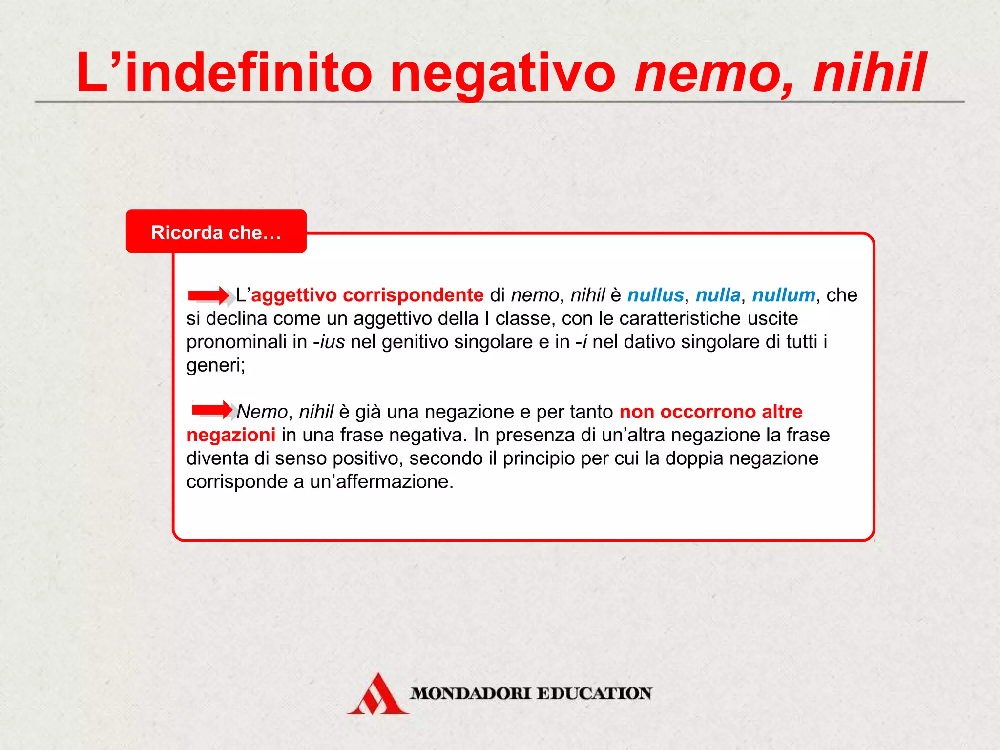 Pronomi indefiniti | PPT