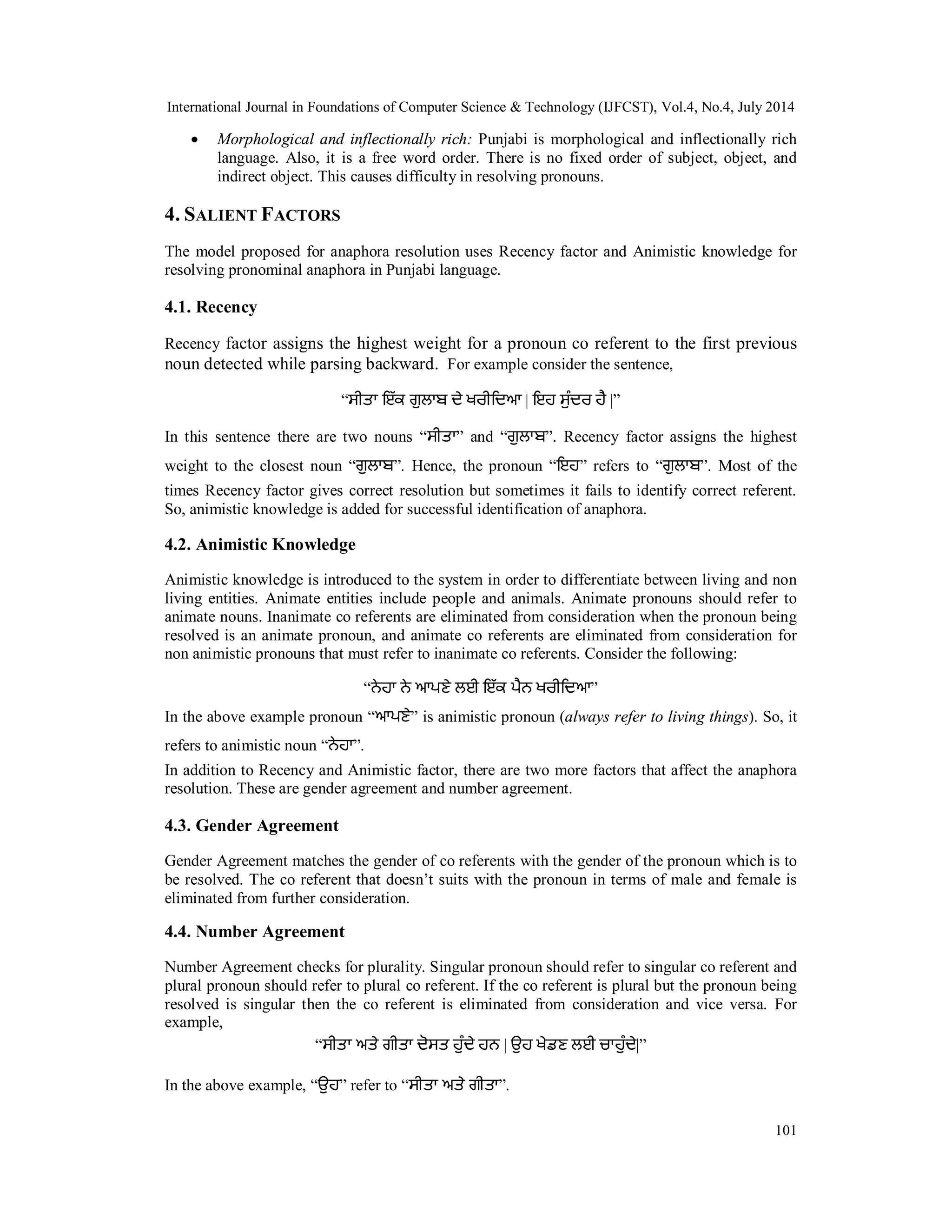 Pronominal anaphora resolution in | PDF