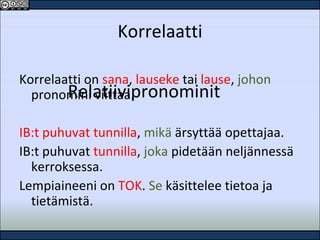 Pronominit | PPT
