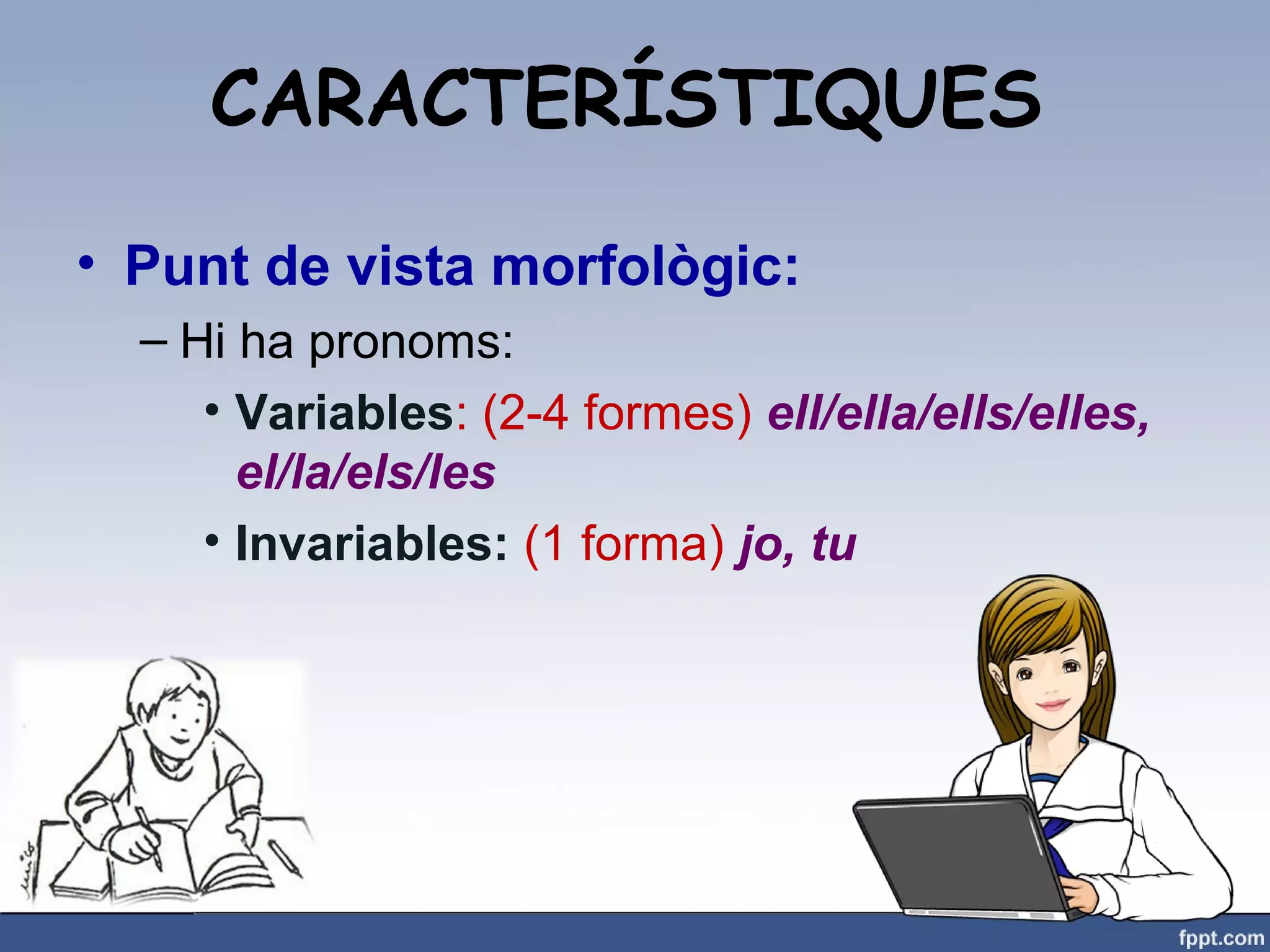 Pronoms | PPT