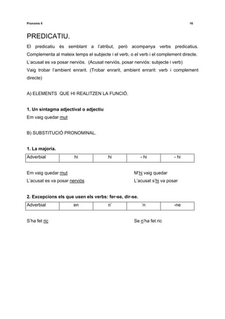 Pronoms febles | PDF