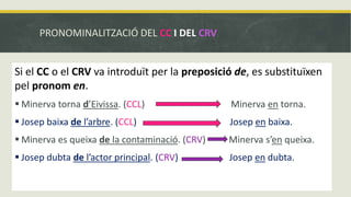 Pronoms febles cc i crv | PPT