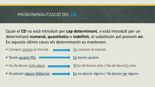 Pronoms febles cd | PPTX