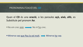 Pronoms febles cd | PPTX