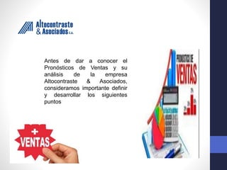 Pronostico de Venta | PPT