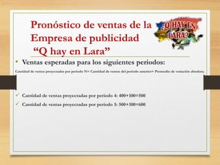 Pronostico de ventas | PPT