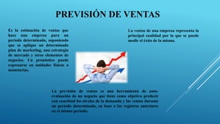 Pronosticos de ventas pessi cola | PPTX
