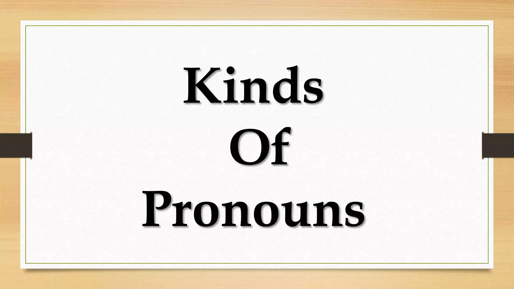 Pronoun | PPTX
