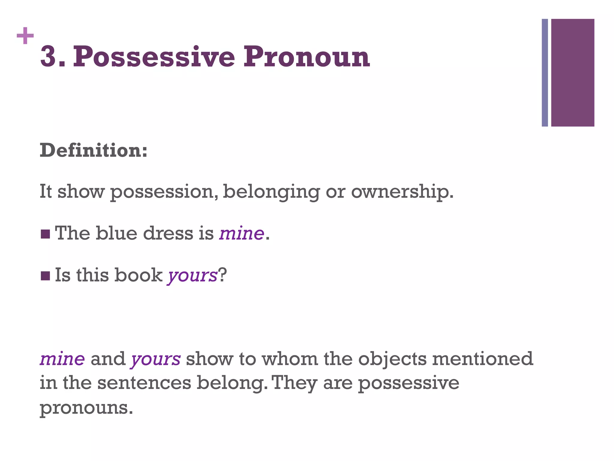 Pronoun and types of pronoun | PDF
