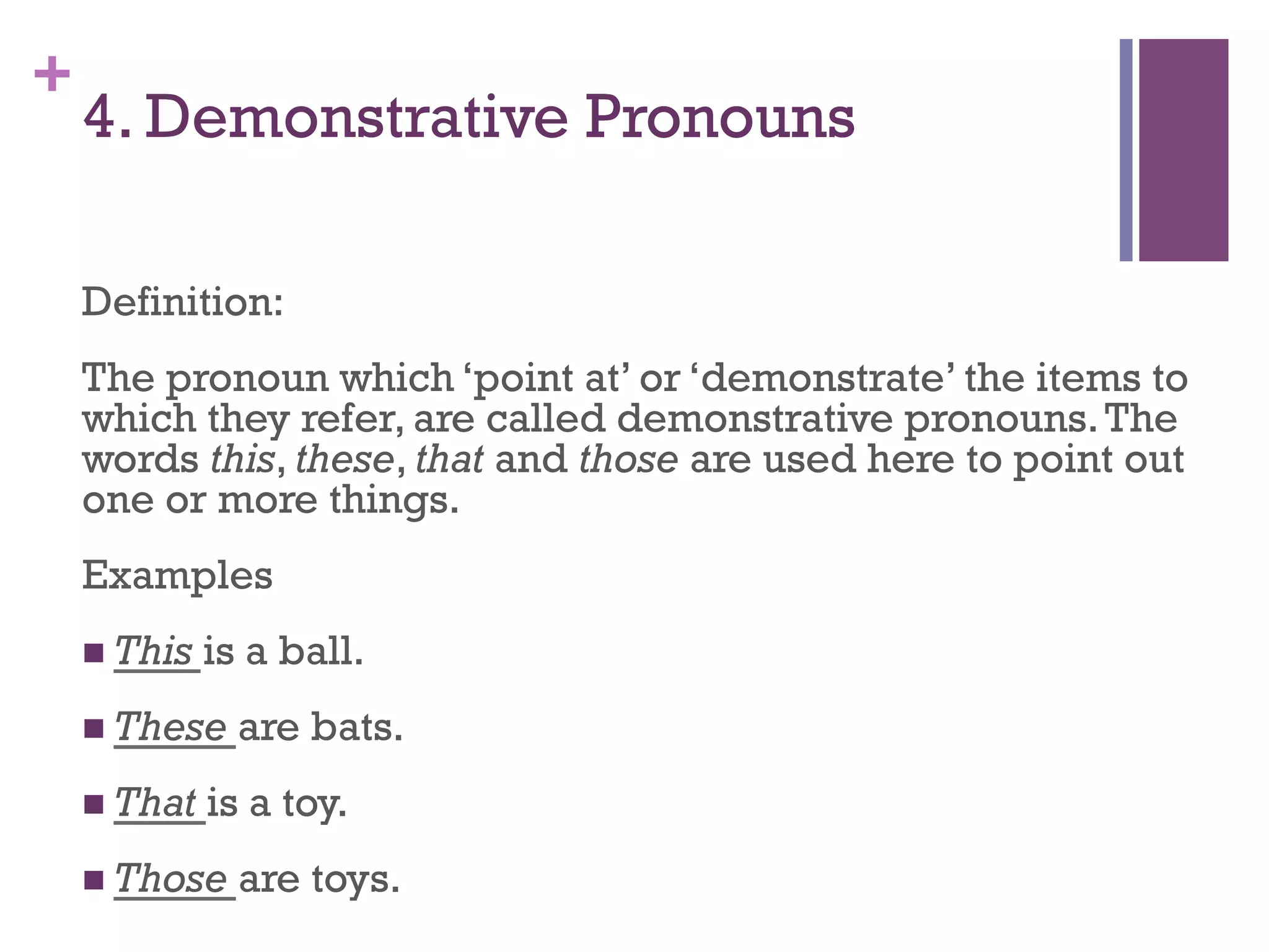 Pronoun and types of pronoun | PDF