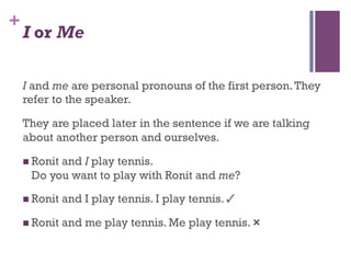 Pronoun and types of pronoun | PPT