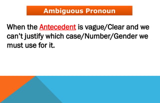 Pronoun of MDCAT BOOK Entrance Test Medical | PPTX