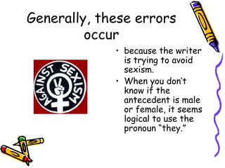 Pronoun & antecedent | PPT