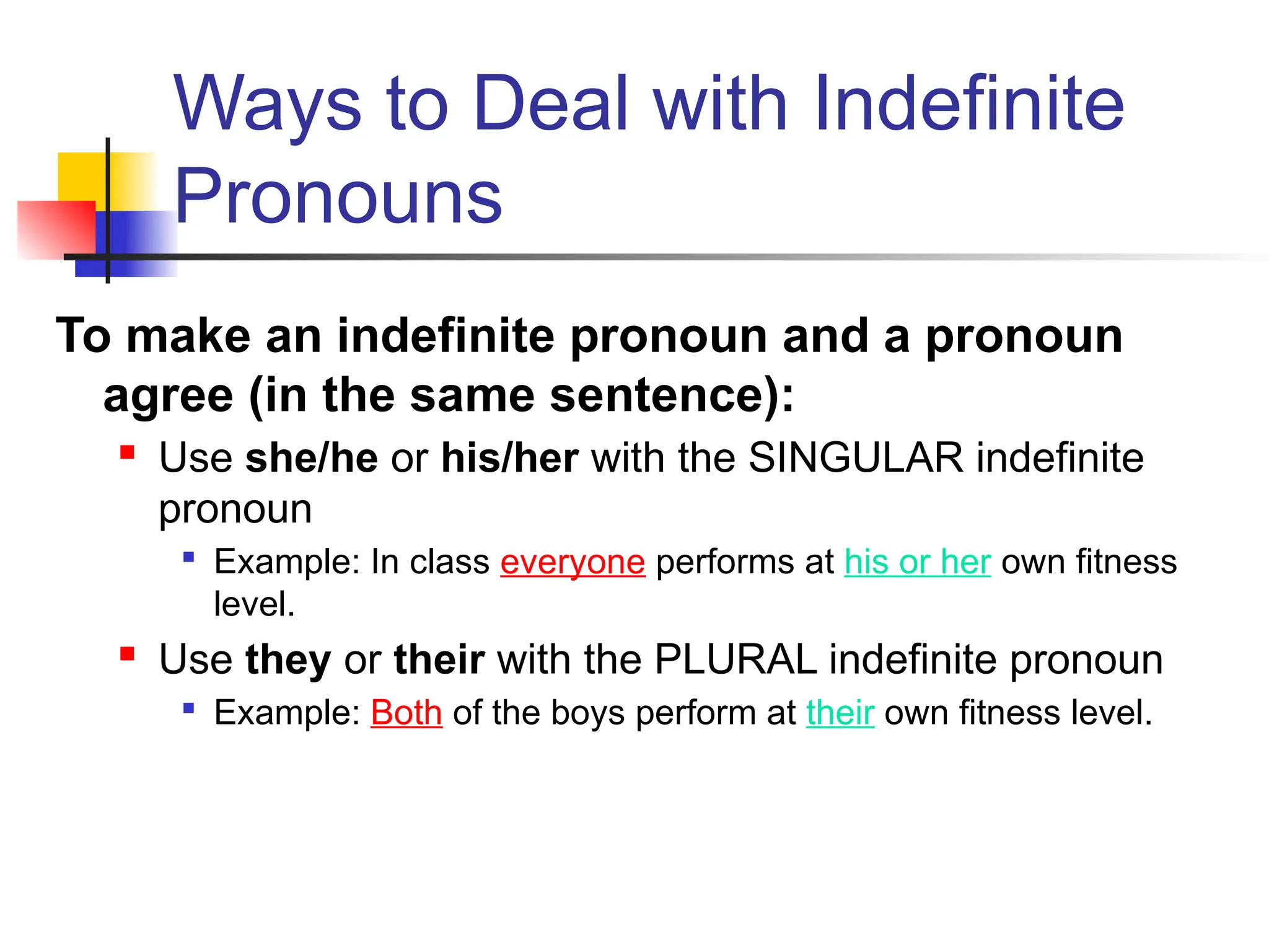 pronoun-antecedent grade 6 powerpoint presentation | PPTX