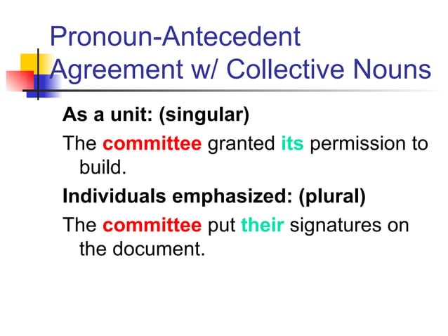 Pronoun antecedent powerpoint | PPT