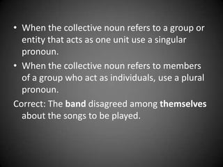 Pronoun agreement | PPTX