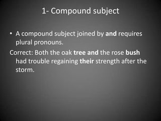 Pronoun agreement | PPTX