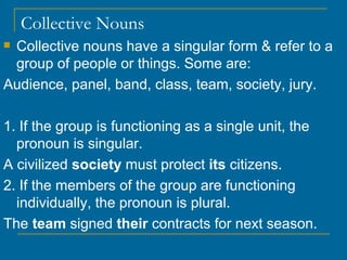 Pronoun Agreement & Reference | PPT