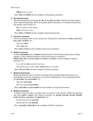 Pronoun and its kinds.pdf | Family and Relationships