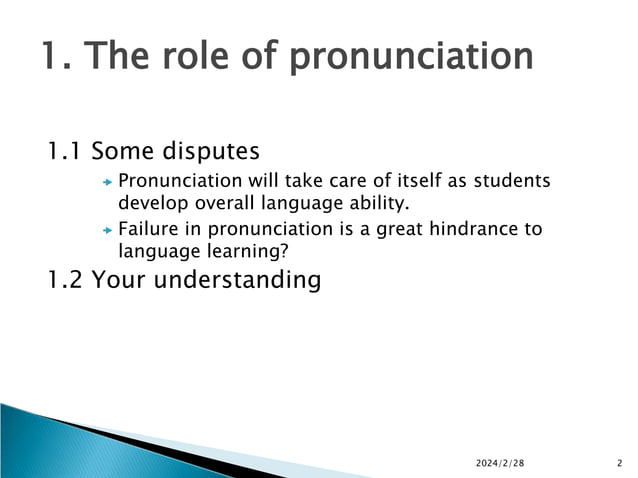 This is about Teaching pronunciation.ppt