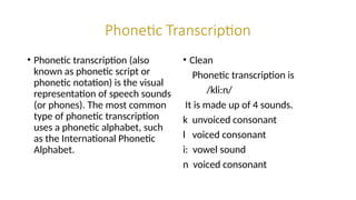 Pronounciation in English Material Teaching | PPTX | Digital Audio ...