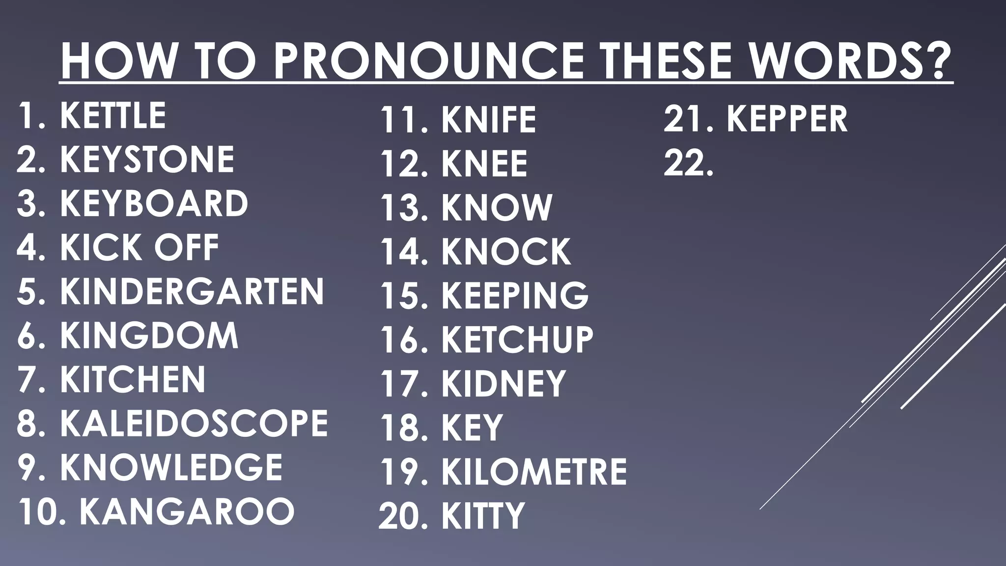 Pronunciation (Practice) | PPT