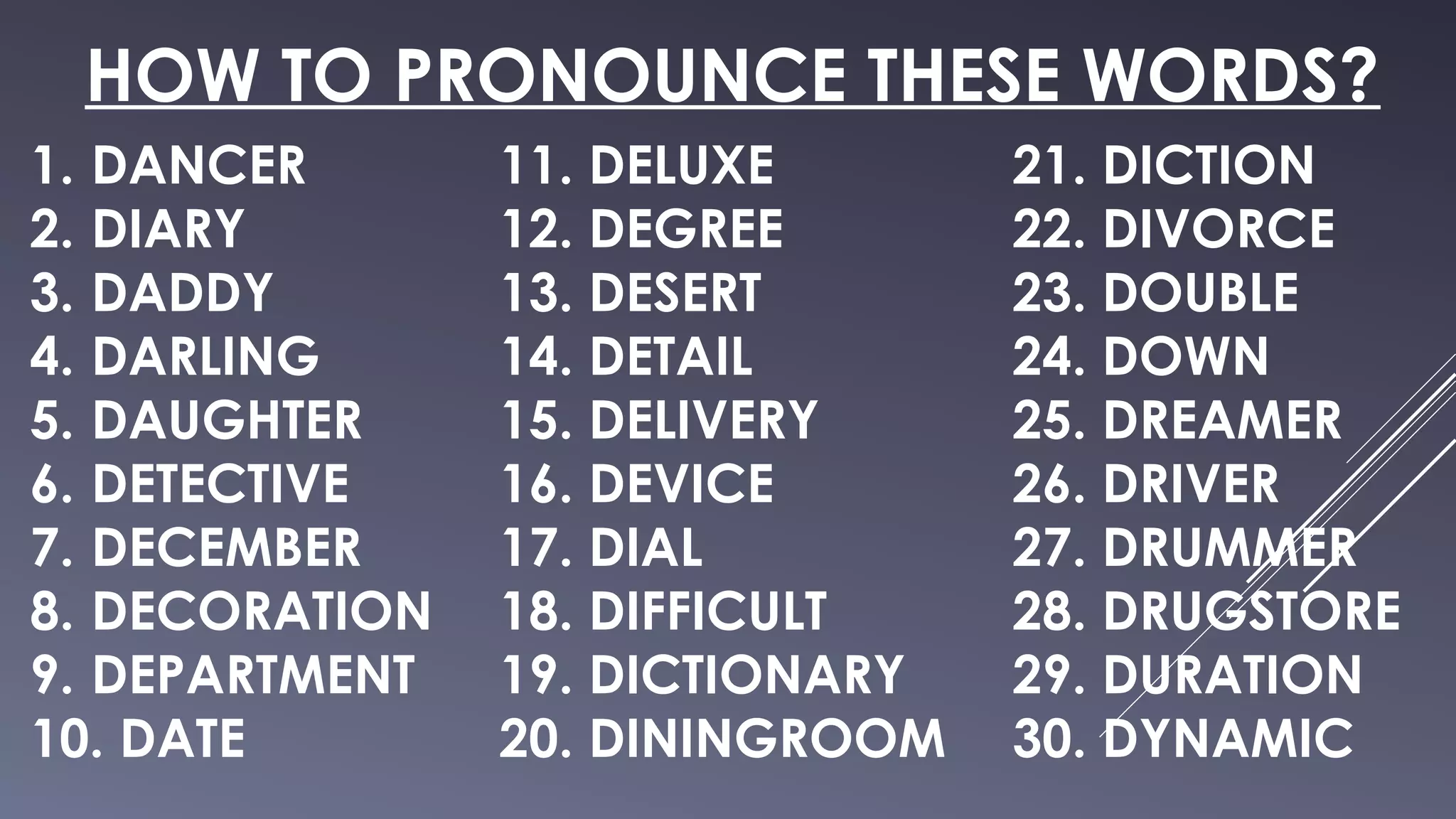 Pronunciation (Practice) | PPT