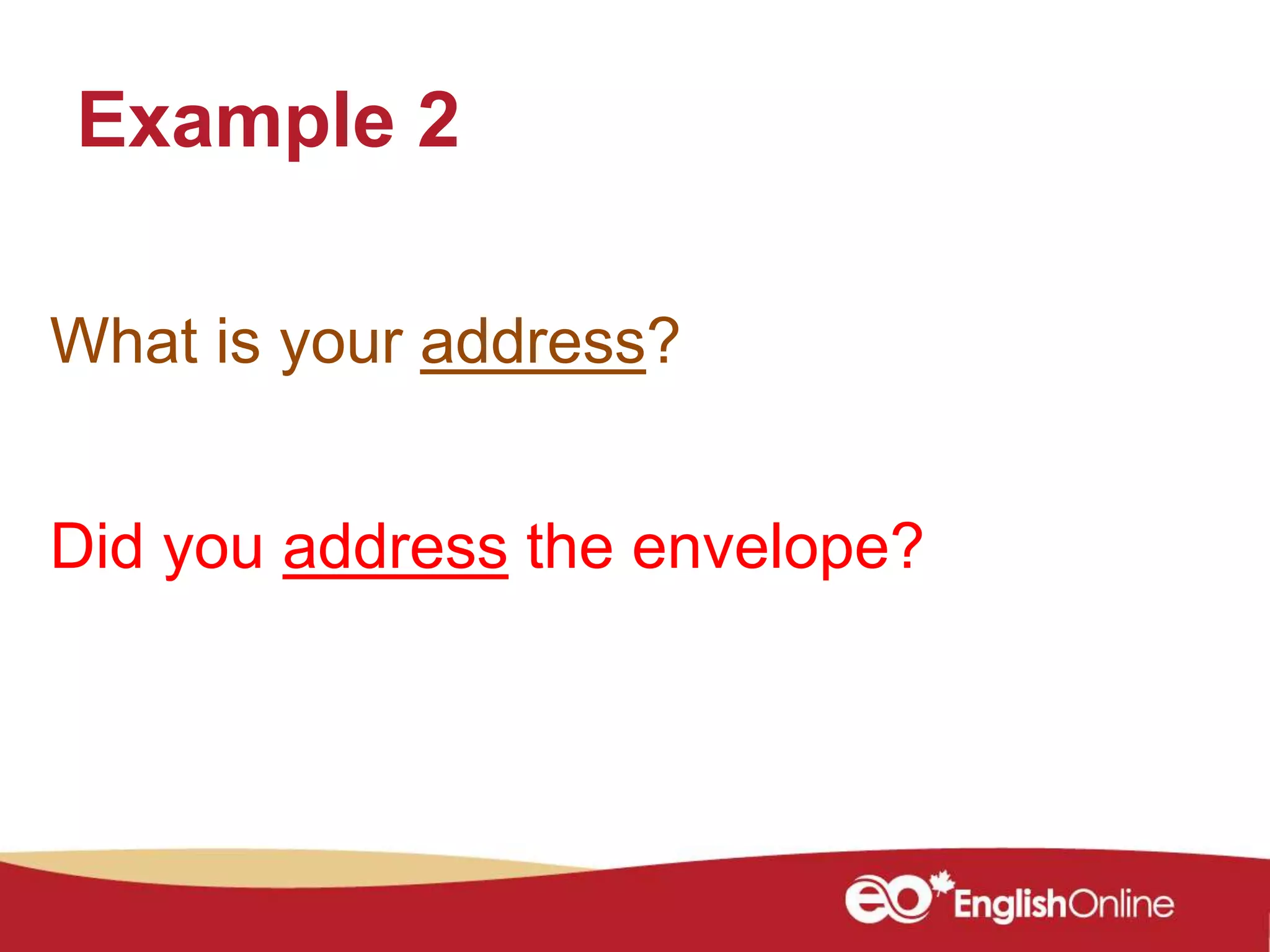 Pronouncing 2 syllable nouns and verbs | PPTX