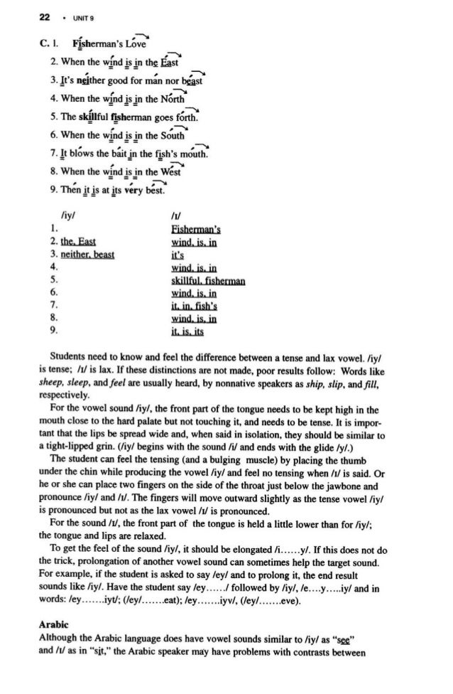 Pronouncing American English Answer Key Pronouncing American English Answer Key