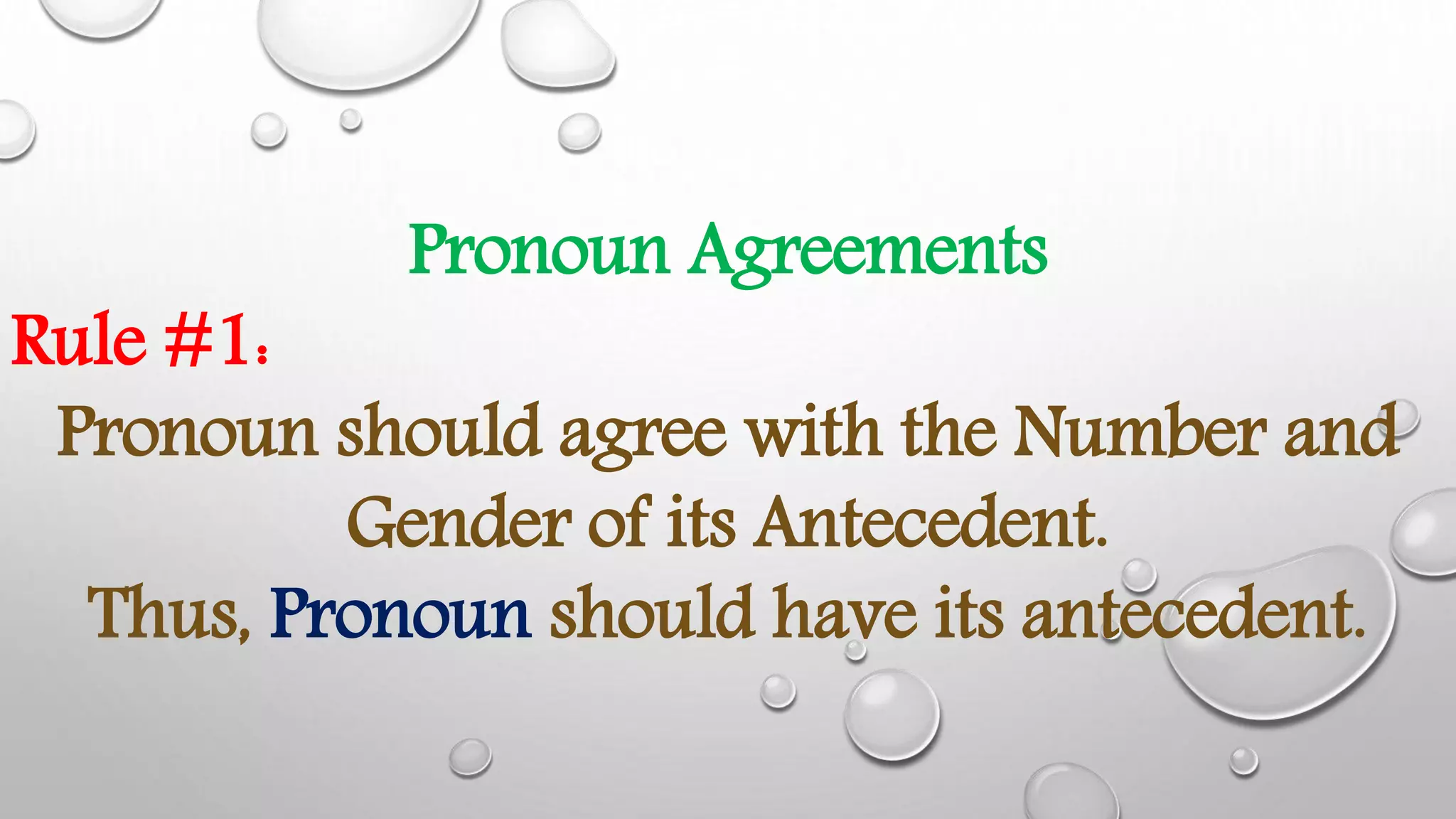 Pronoun and its Antecedents | PPTX