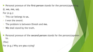 A good guide to pronoun to understand easily | PPT