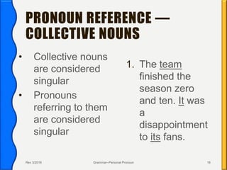 Pronoun personal | PPSX