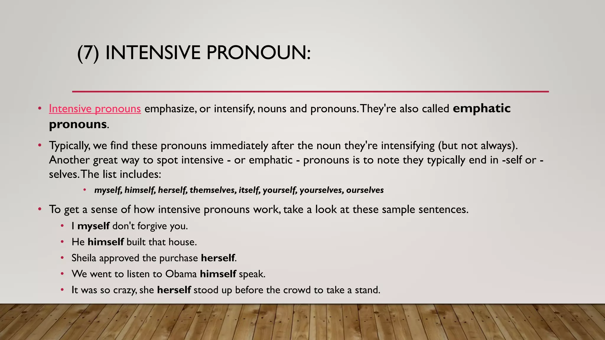 Pronoun presentation | PDF