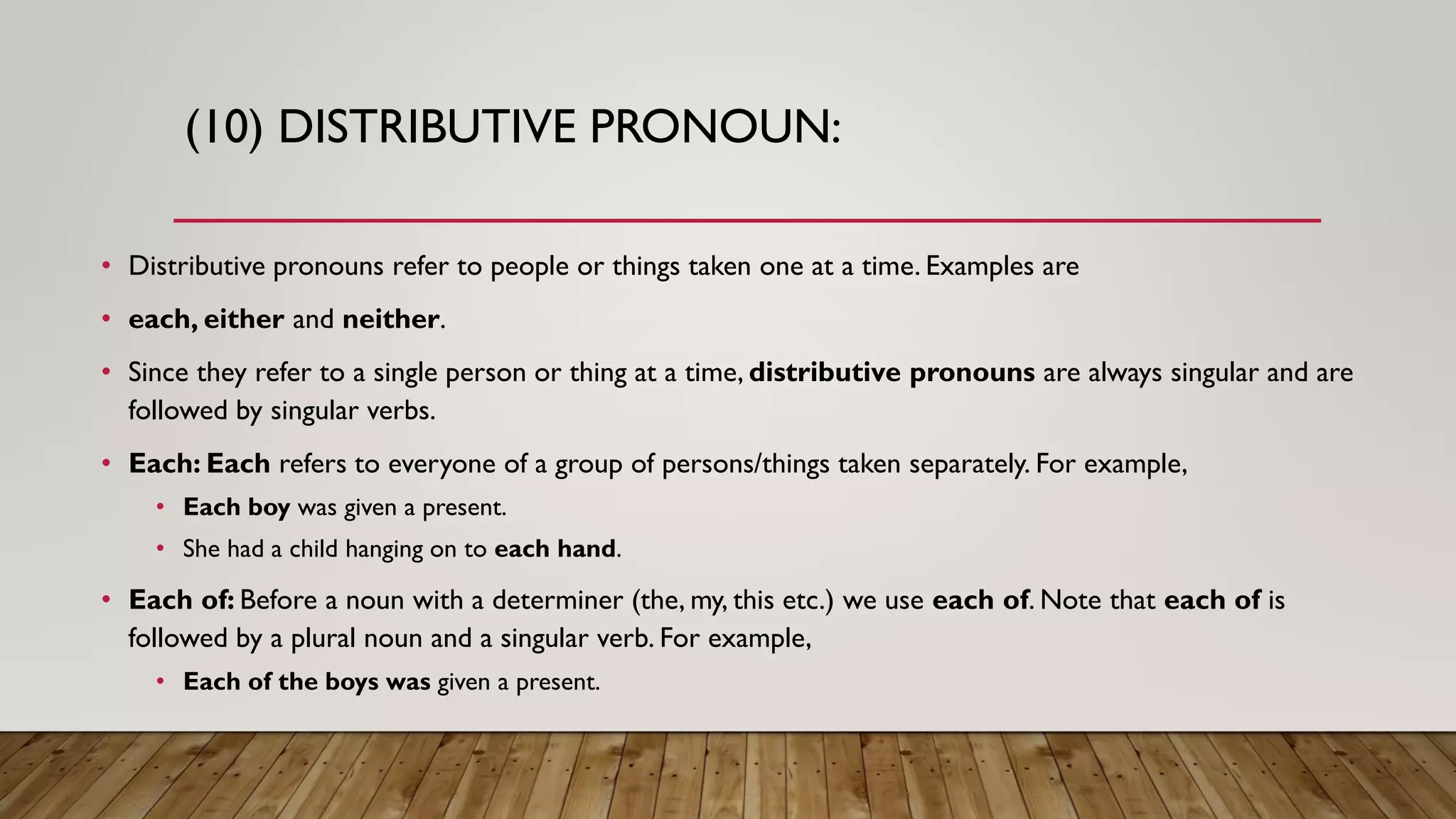 Pronoun presentation | PDF